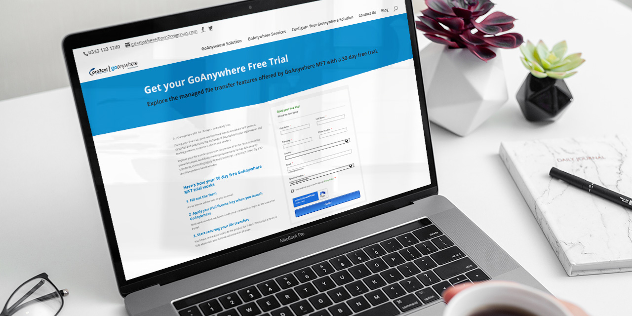 Get your FREE 30-day trial of GoAnywhere MFT UK today!